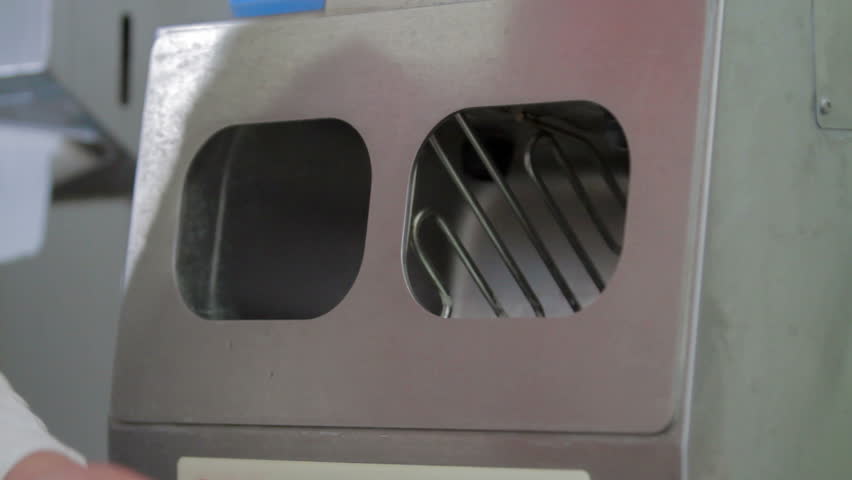 butcher washing hands meat factory Stock Footage Video (100% Royalty ...