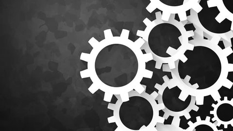 Animated Gears Cogs Moving Stock Footage Video (100% Royalty-free ...
