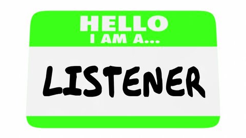 Listener Confidant Friend Help Support Name Stock Footage Video (100% ...