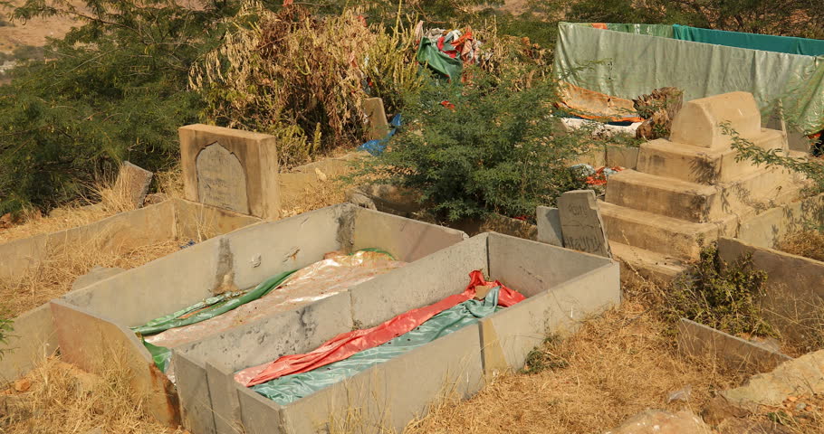 Muslim Cemetery in India Stock Footage Video (100% Royalty-free ...