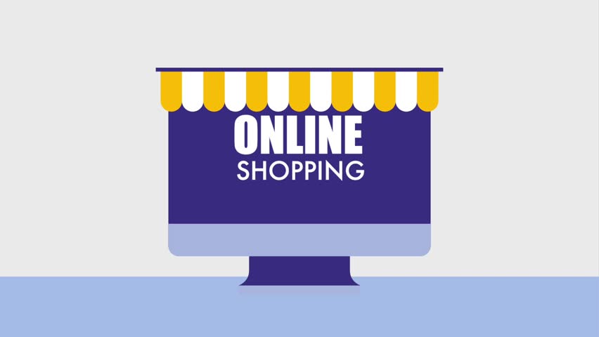 Online Shopping Animation Stock Footage Video (100% Royalty-free ...