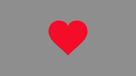 heart icon shaped button mouse pointer Stock Footage Video (100% ...