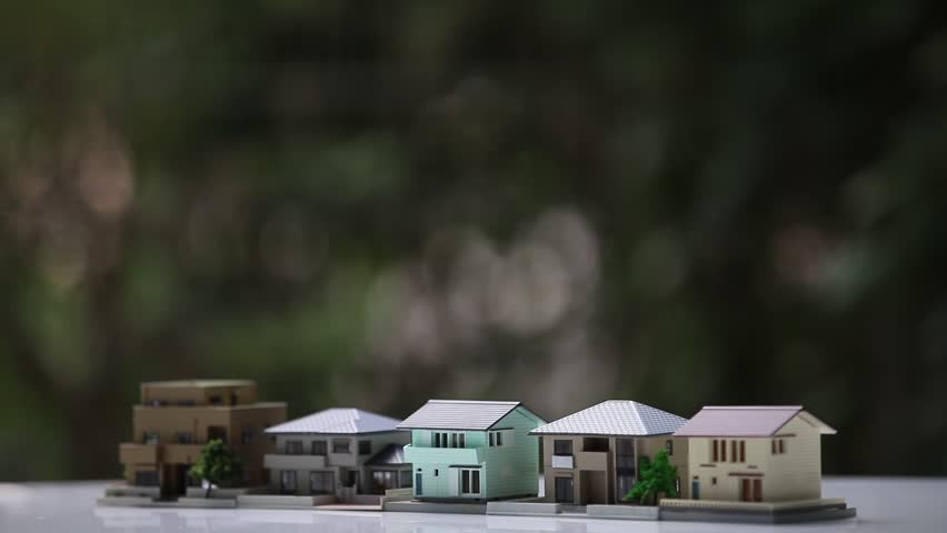 housing model green background Stock Footage Video (100% Royalty-free ...