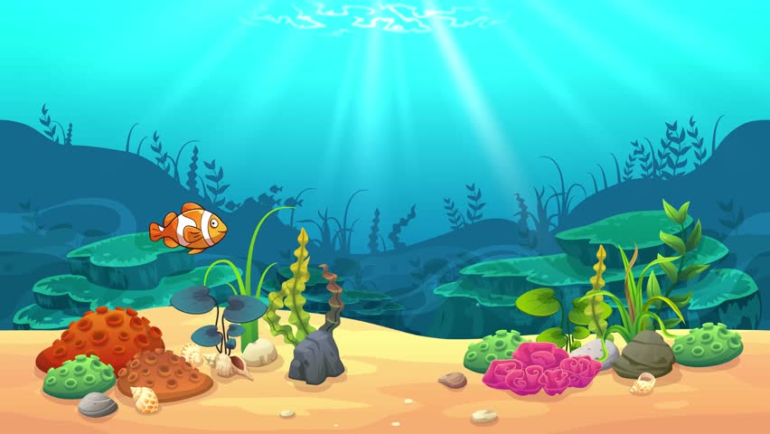 Fish in Underwater World, Footage Stock Footage Video (100% Royalty ...