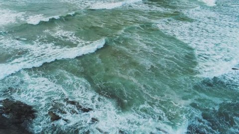 Layered Rocky Bottom Sedimentary Rocks Underwater Stock Footage Video ...