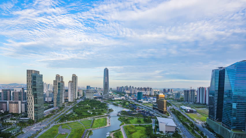 City buildings in Incheon, South Korea image - Free stock photo ...