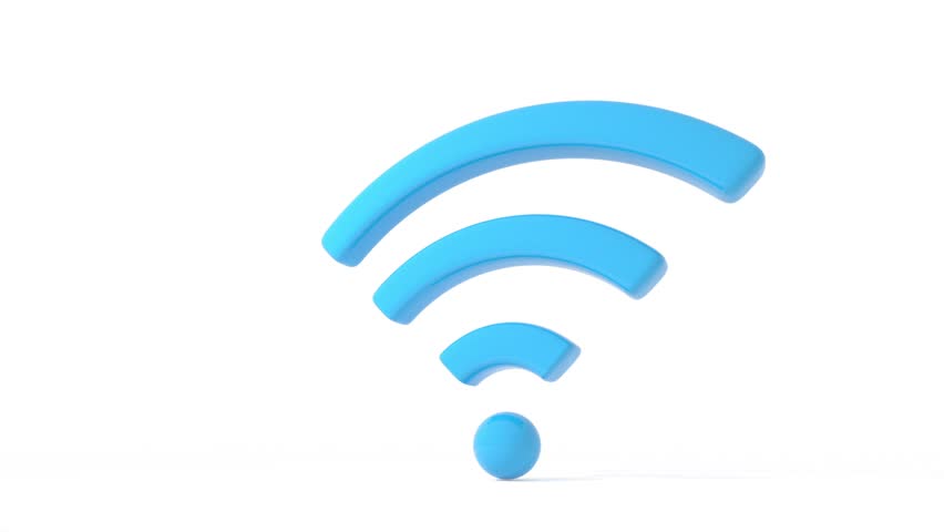 wi-fi flat icon png format alpha Stock Footage Video (100% Royalty-free ...