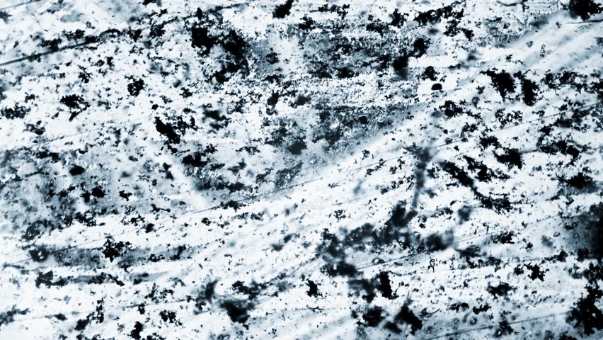 Glass Scratches Under a Microscope Stock Footage Video (100% Royalty ...