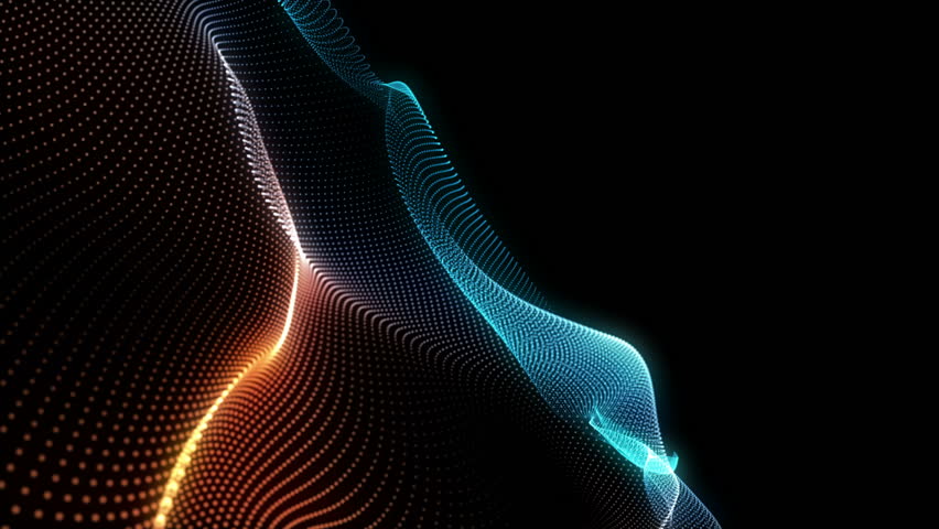 abstract loopable blue red cg motion Stock Footage Video (100% Royalty ...