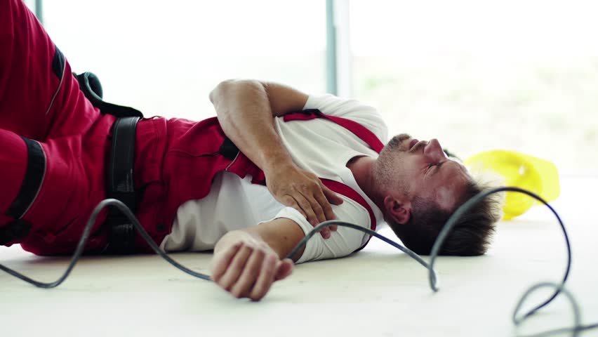 An Accident of a Man Stock Footage Video (100% Royalty-free) 1015941835 ...