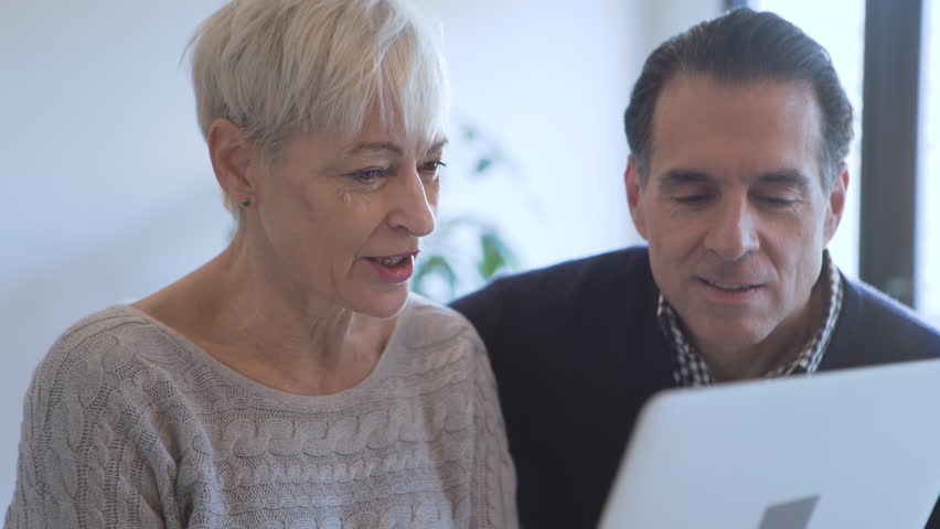 Baby Boomer Couple Computer Stock Video Footage - 4K and HD Video Clips ...