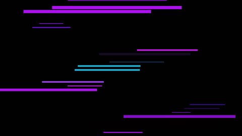 Seamless Loop 2d Animation Glowing Horizontal Stock Footage Video (100% ...