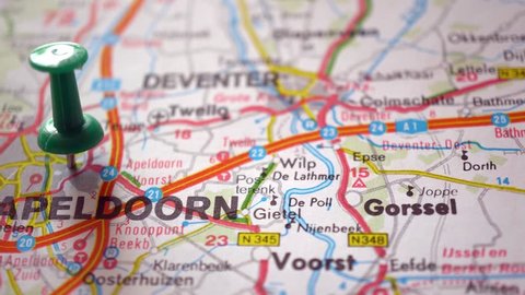 Bismarck Pinned On Map Usa Stock Photo (Edit Now) 243234082