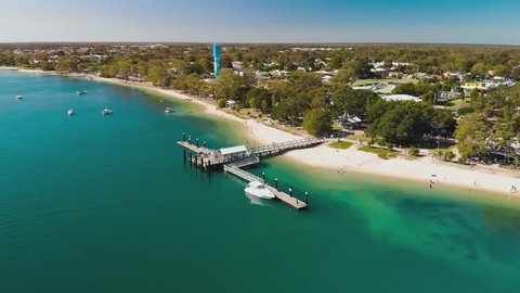 Aerial View Bongaree Jetty On Bribie Stock Photo 1170617200 | Shutterstock