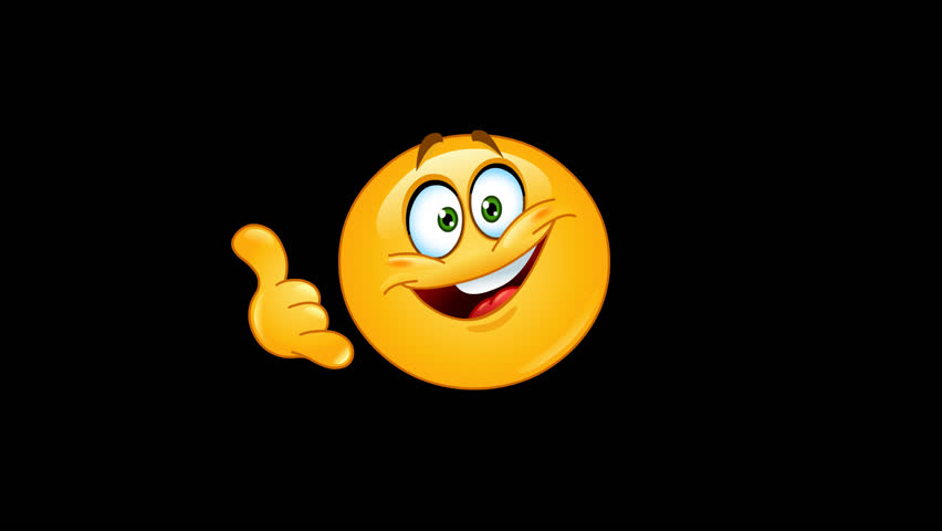 animation emoticon making call me gesture Stock Footage Video (100% ...