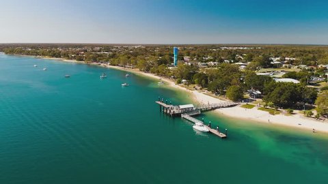 Aerial View Bongaree Jetty On Bribie Stock Photo 1170617200 | Shutterstock