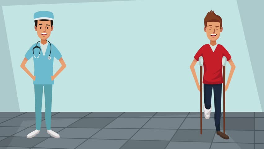 doctor medical cartoons hd animation Stock Footage Video (100% Royalty ...