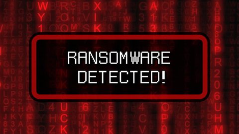 Text Intrusion Detected Appearing On Board Stock Footage Video (100% ...