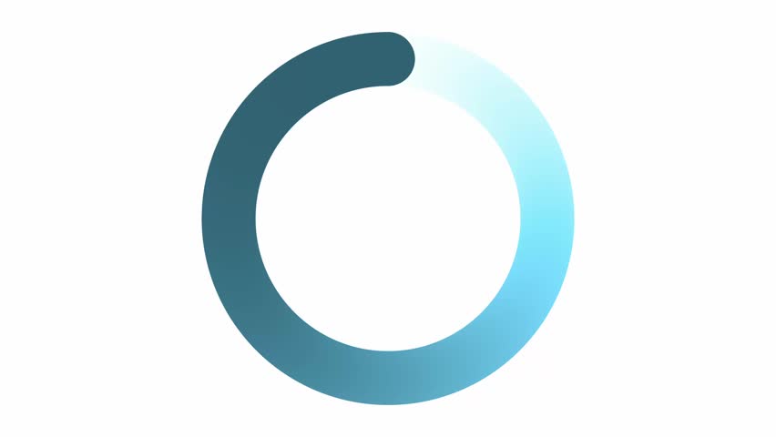 Spinning Blue Fading Ring Circle Stock Footage Video (100% Royalty-free ...