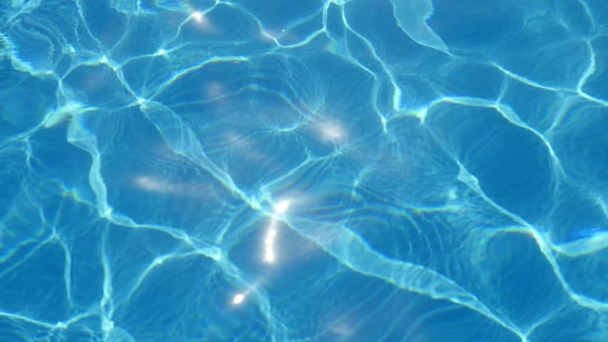 moving water swimming pool reflecting sun Stock Footage Video (100% ...