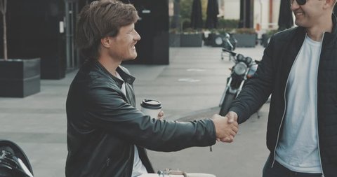 14 Bikers handshake Stock Video Footage - 4K and HD Video Clips ...