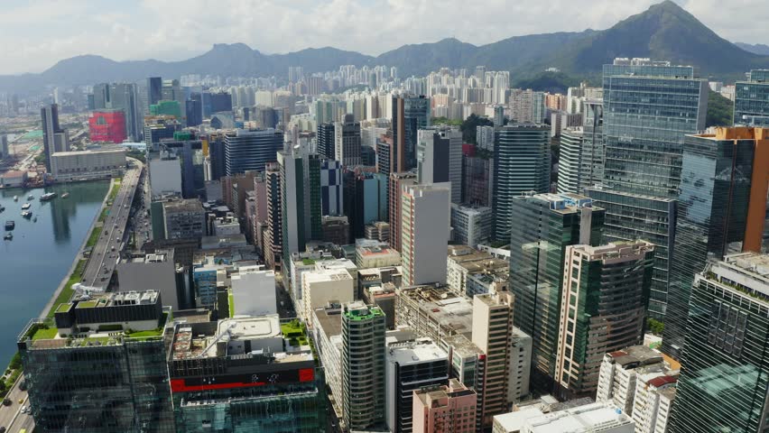 City, Bay, and Hills in Hong Kong, China image - Free stock photo ...