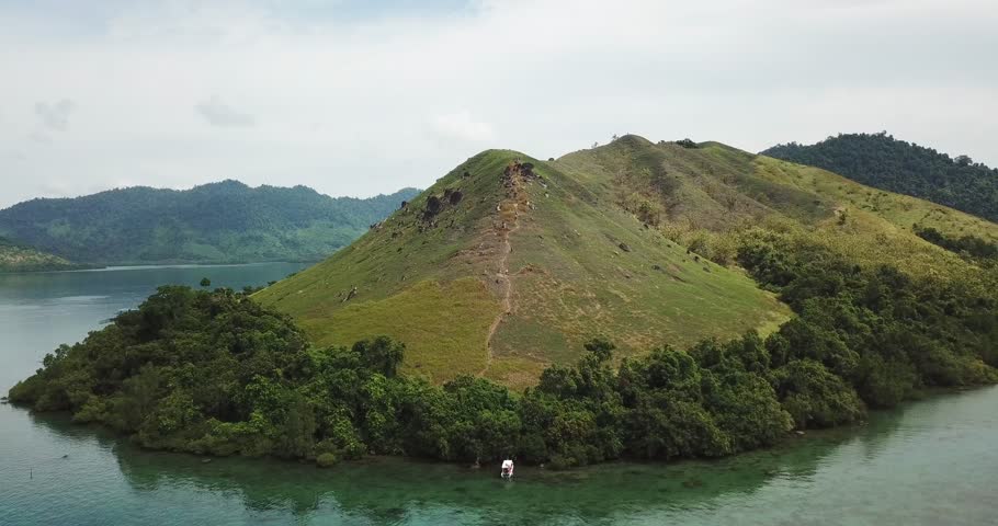 Aerial View of Timbun Mata Stock Footage Video (100% Royalty-free ...