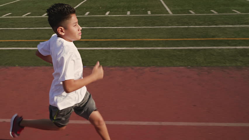 12 year old boy runs on Stock Footage Video (100% Royalty-free ...
