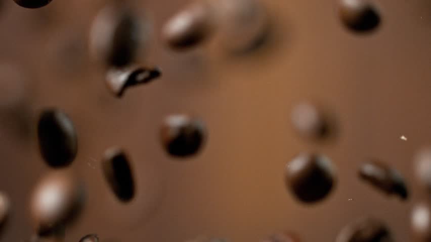 Roasted Coffee Beans After Being Stock Footage Video (100% Royalty-free ...