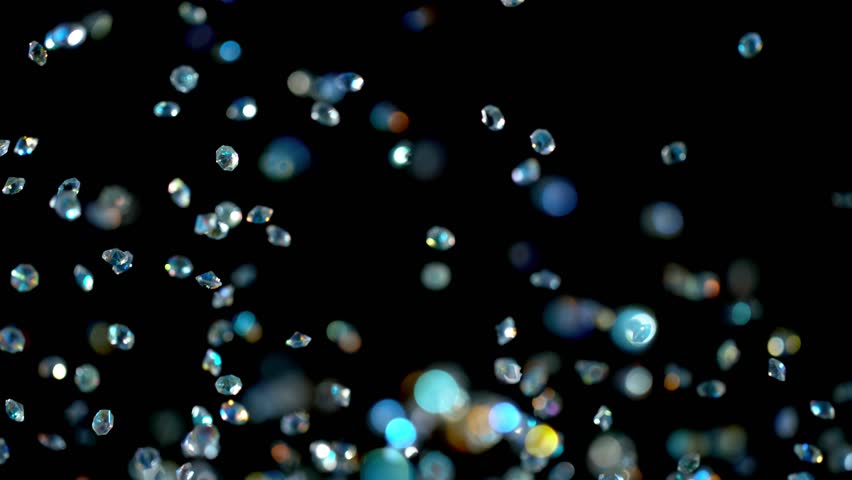 Diamonds Explosion in Super Slow Stock Footage Video (100% Royalty-free ...
