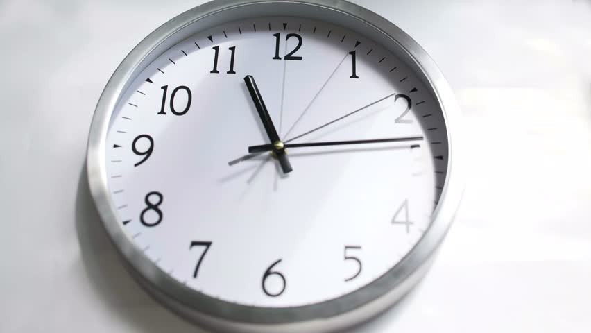 Wall Clock Fast Forward Stock Footage Video (100% Royalty-free ...