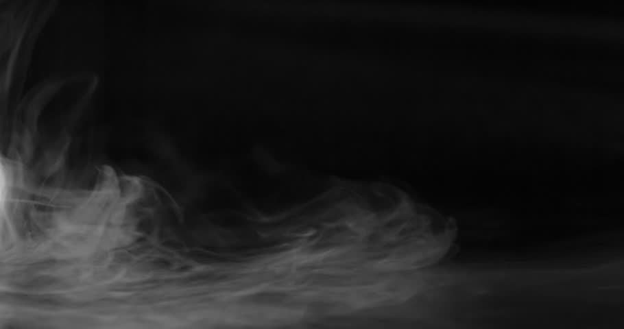 falling current smoke heavy white slowly Stock Footage Video (100% ...