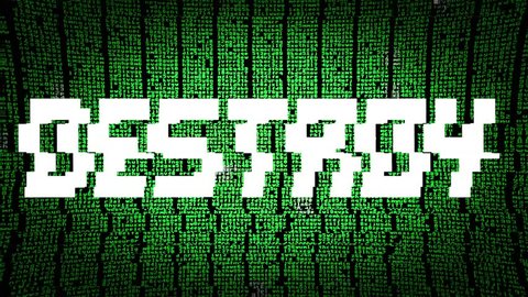 Virtual Death Suicide Ascii Art Abstract Stock Illustration 22753633