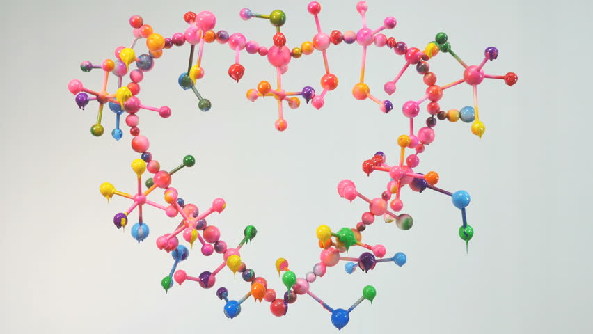 Molecular of Love with Harmony Stock Footage Video (100% Royalty-free ...