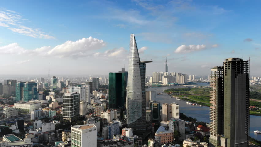 Skyline and Cityscape in Saigon, Vietnam image - Free stock photo ...