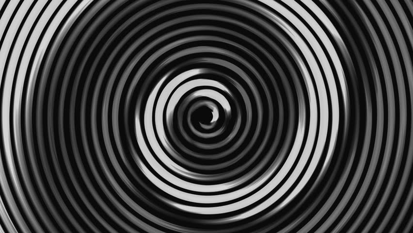 Metallic Silver Spiral Spinning with Stock Footage Video (100% Royalty ...