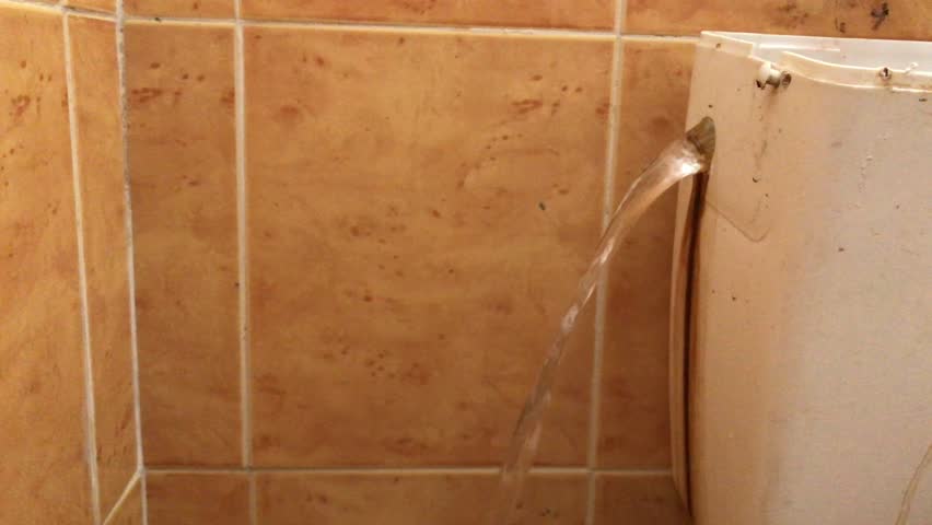 Overflowing Water Tank in the Stock Footage Video (100% Royalty-free ...