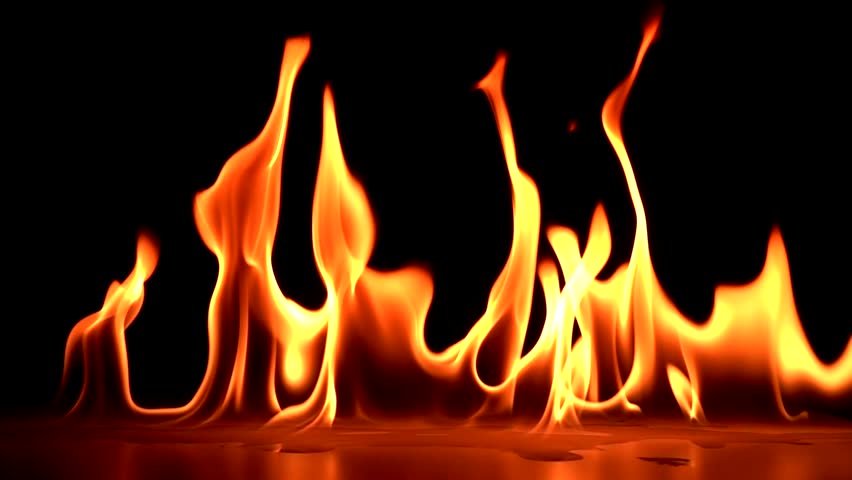flames ignited create beautiful shapes slow Stock Footage Video (100% ...
