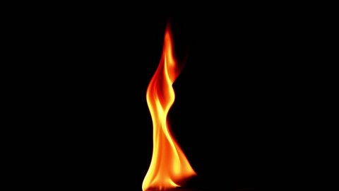 Flash Fire Element Burning Light Flame Stock Footage Video (100% ...