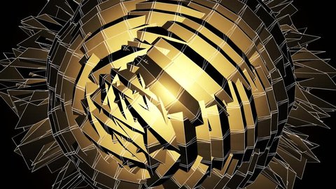 beautiful big round vault door opening Stock Footage Video (100% ...