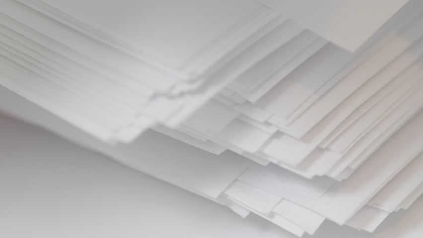 Stacks of Manuscript Paper Stock Footage Video (100% Royalty-free ...