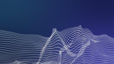 White Abstract Figure Moving Slowly Against Stock Footage Video (100% ...