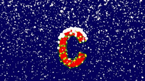 Ice letter c Stock Video Footage - 4K and HD Video Clips | Shutterstock