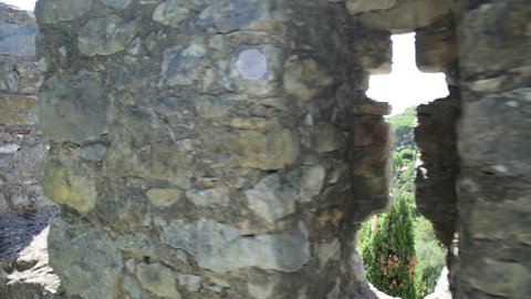 Tomar Fortres Cross Arrow Loops Pov Stock Footage Video (100% Royalty ...