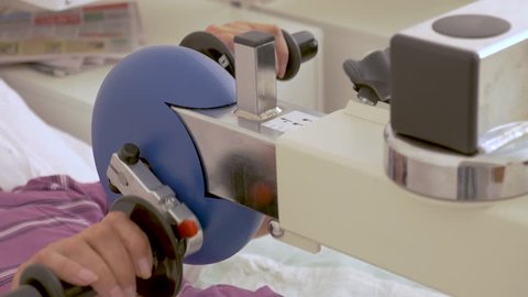 Patient Develops Hands On Simulator He Stock Footage Video (100% ...