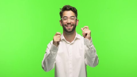 Young Rapper Man Happy Motivated Singing Stock Photo 1075221122 ...