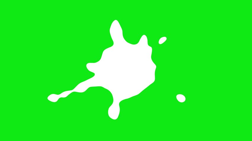 animated green screen paint splatter Stock Footage Video (100% Royalty ...