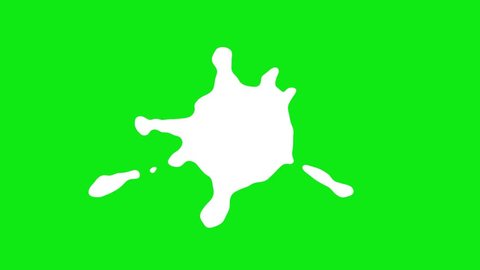 animated green screen paint splatter Stock Footage Video (100% Royalty ...