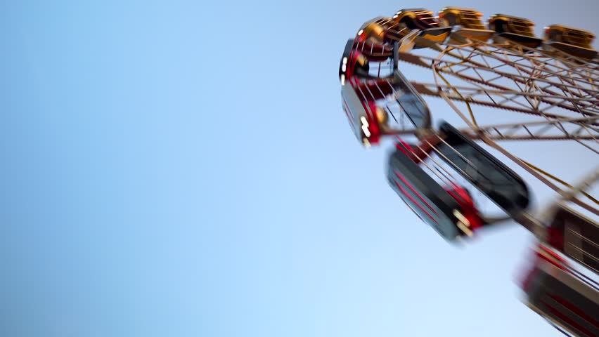 fast rotate fair ride on fairground Stock Footage Video (100% Royalty ...