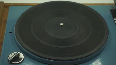 Vinyl Records Spinning Loop Animation Alpha Stock Footage Video (100% ...